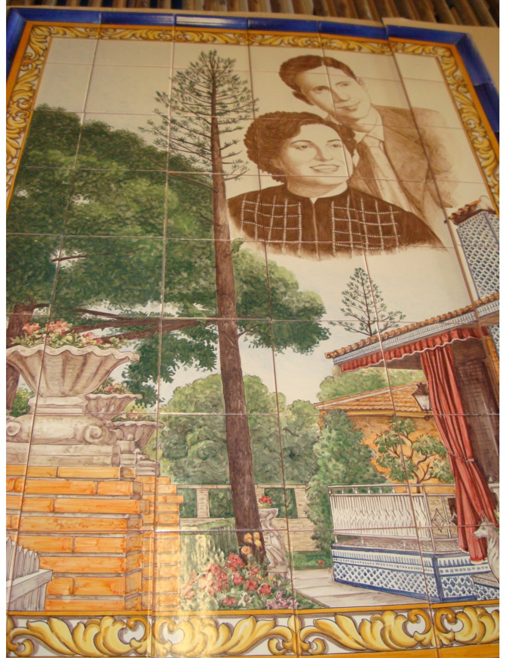 MURAL WITH PORTRAIT